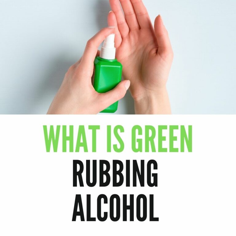 Green vs Blue vs Red Rubbing Alcohol-A Detailed Comparison